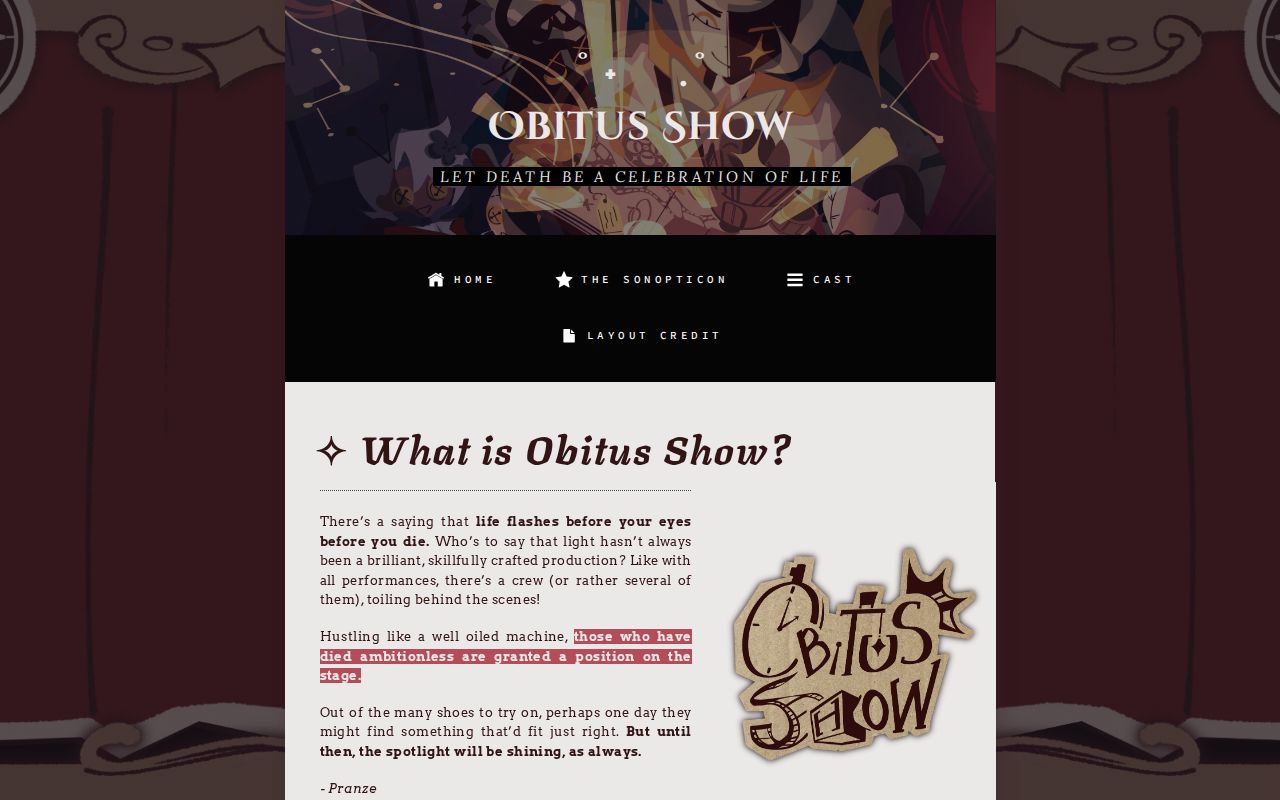 Obitus Show